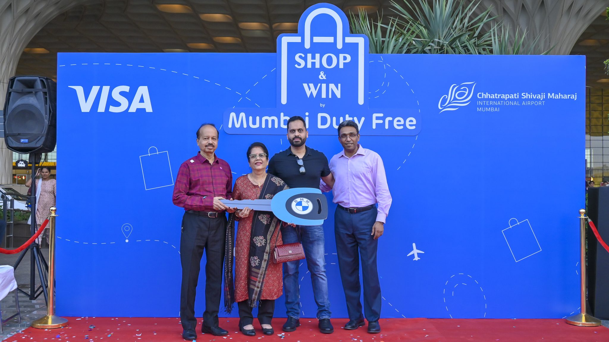 Mumbai Duty Free shop and win event celebrates return of travellers