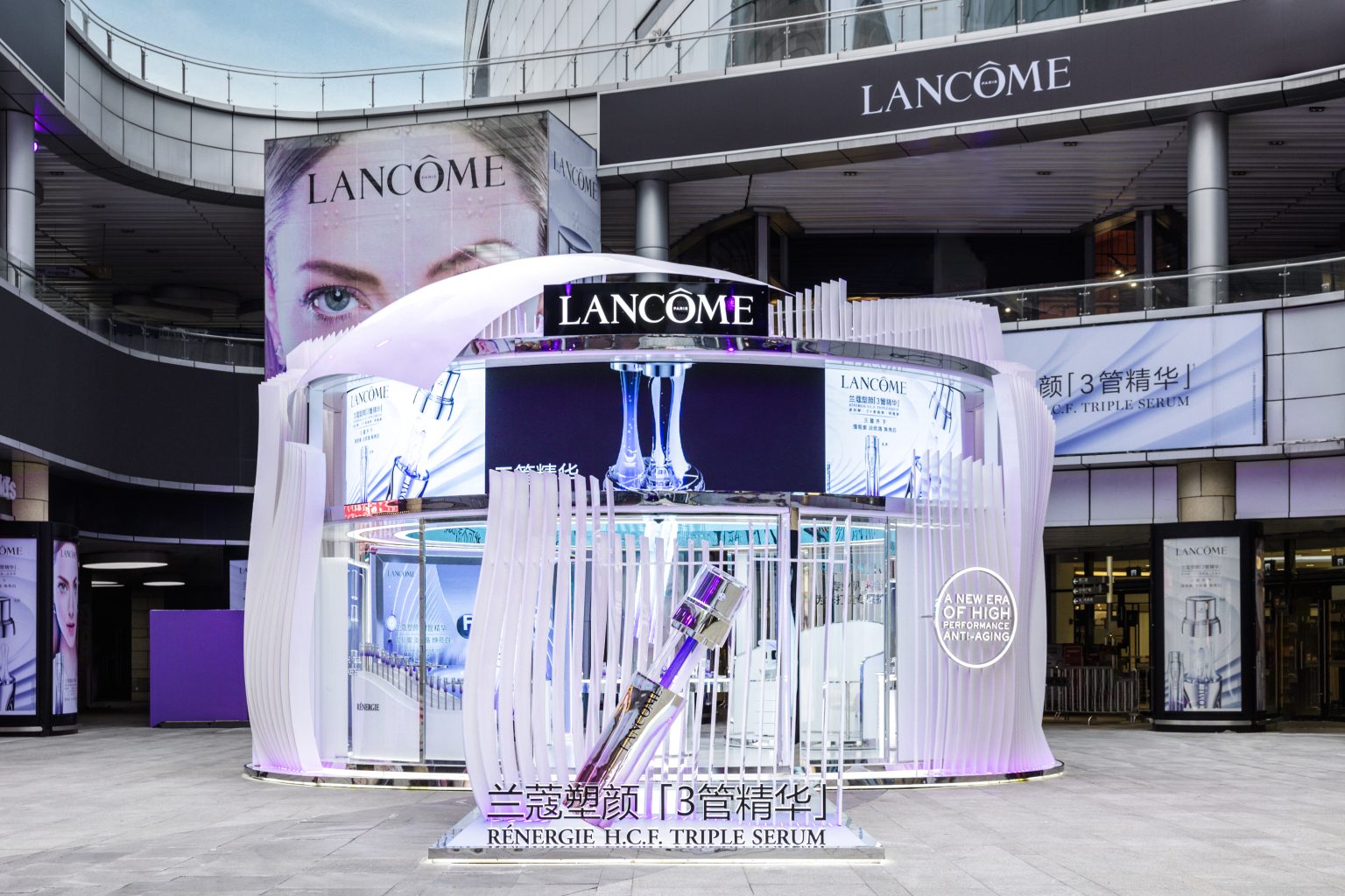 Lancôme joins CDFG for first Rénergie H.C.F. Triple Serum pop-up