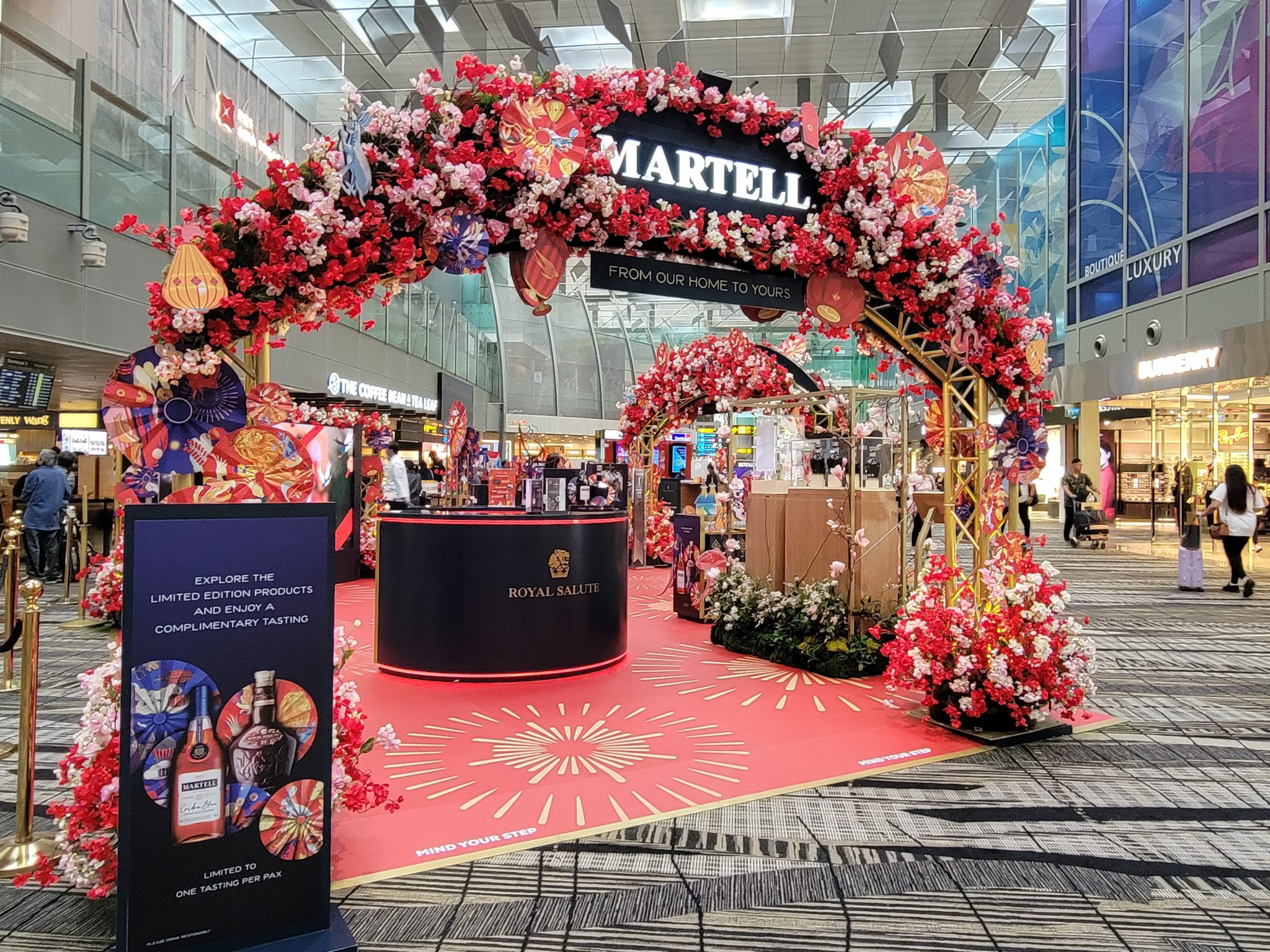 Royal Salute and Martell create gifting pop-up for Lunar New Year at Changi