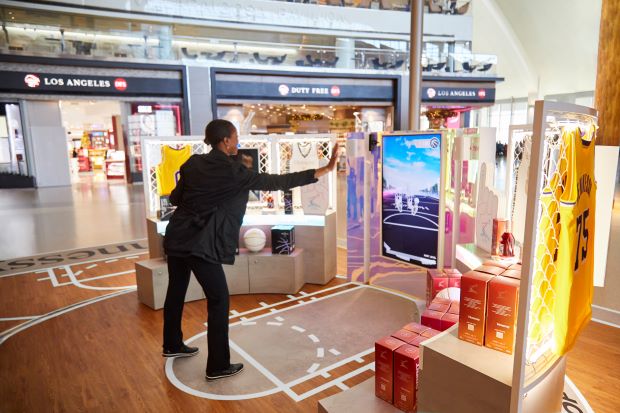 Hennessey and DFS celebrate basketball collaboration at LAX