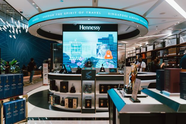 Hennessy shop-in-shop opens at Changi Airport