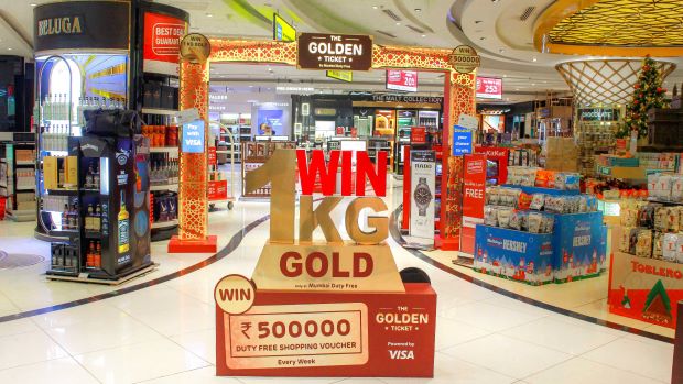 Mumbai Duty Free offers 1kg gold prize in golden ticket campaign