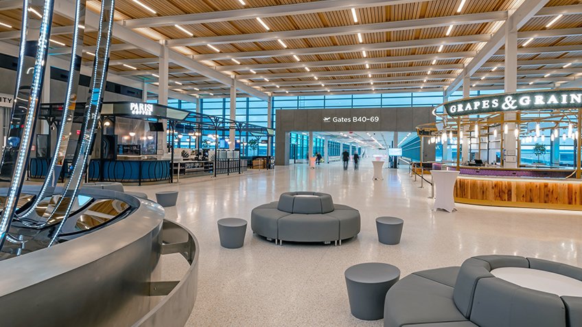 Kansas City Airport opens doors to new £1.5bn terminal