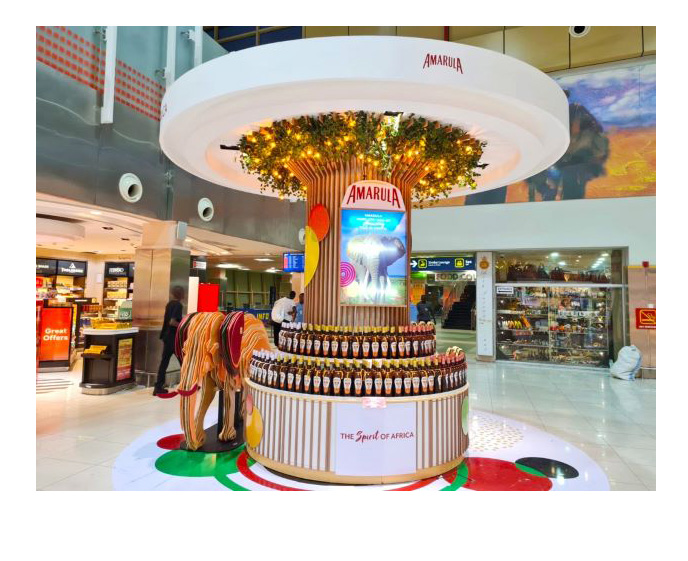 Distell and Dufry unveil Amarula tree installation at Jomo Kenyatta Airport