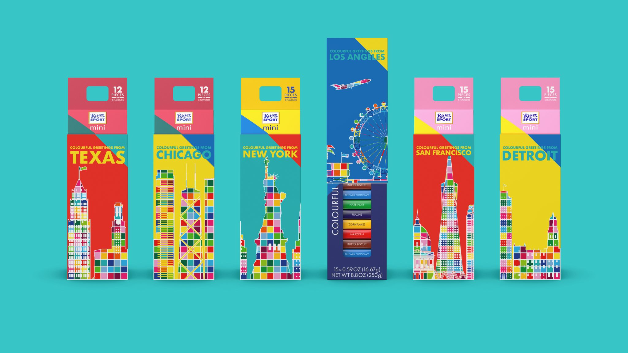 Ritter Sport showcases new mini Tower flavour mix at Summit of the Americas