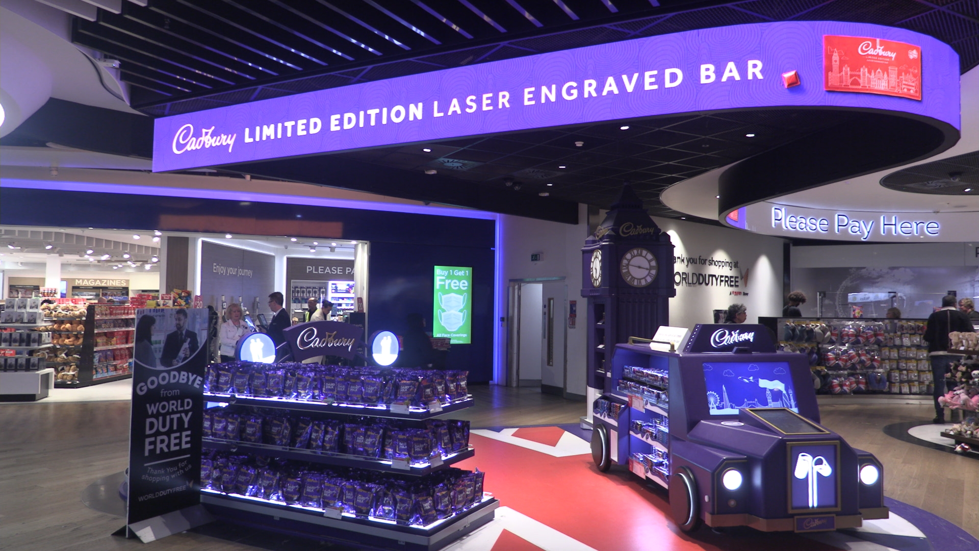 Mondelez WTR and Dufry launch Cadbury Dairy Milk laser-engraved bars