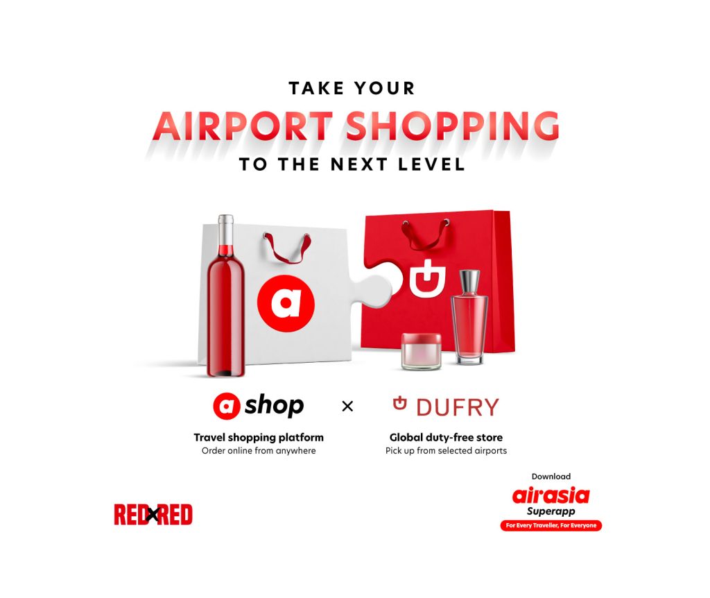 airasia shop partners with Dufry to expand duty free offer