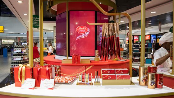 Lindt & Sprüngli launches its biggest travel retail activation at Heathrow
