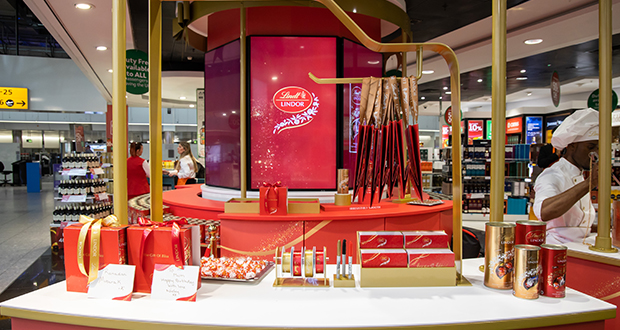 Lindt & Sprüngli launches its biggest travel retail activation at Heathrow