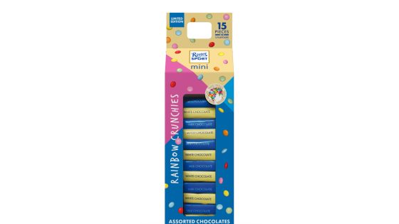 Ritter Sport Mini Rainbow Crunchies Tower to feature exclusively with Dufry
