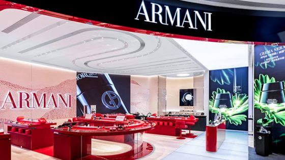 Armani unveils flagship beauty store in Hainan