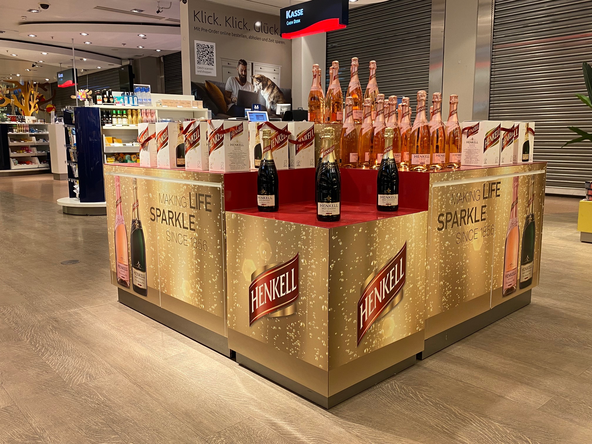 Henkell features impulse podium at Hamburg Airport