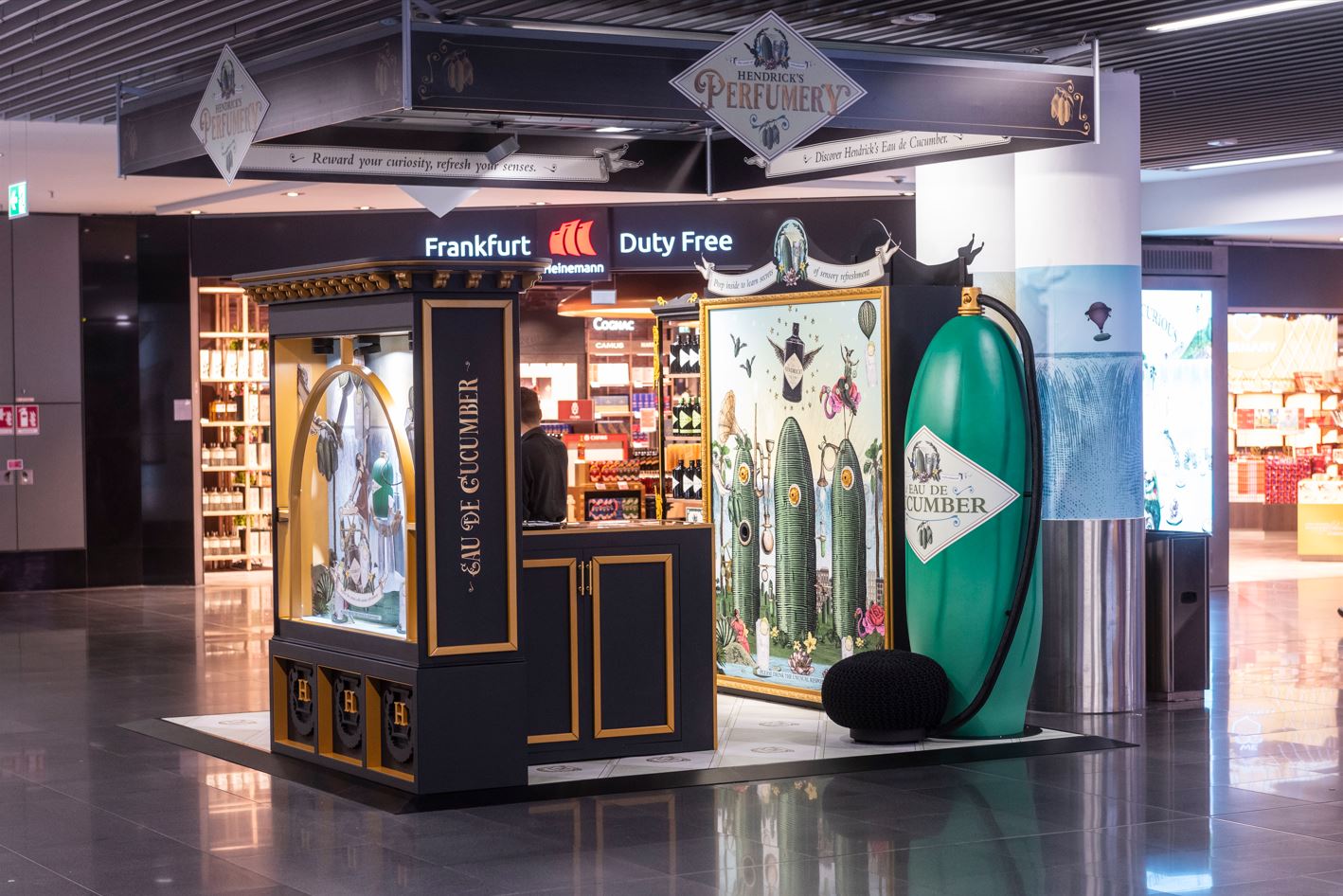 Refreshing Spritz: Hendrick’s unveils first-of-its-kind activation at Frankfurt Airport