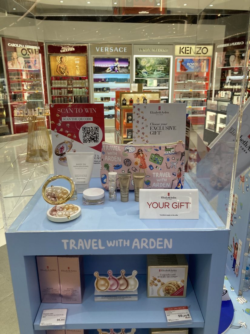 Travel With Arden activation features at Alicante Airport