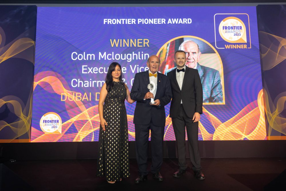 DDF's Colm McLoughlin wins inaugural Frontier Pioneer Award