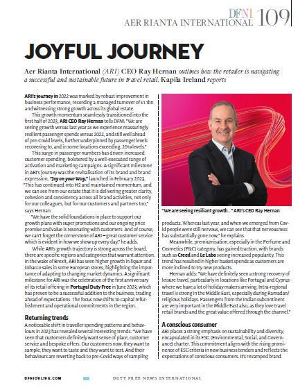 Interview: Aer Rianta International CEO Ray Hernan