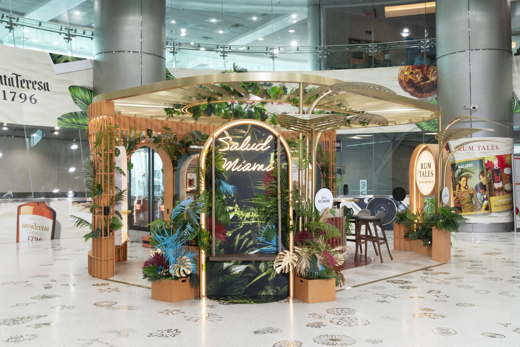 Bacardi stages Rum Tales campaign at Miami airport