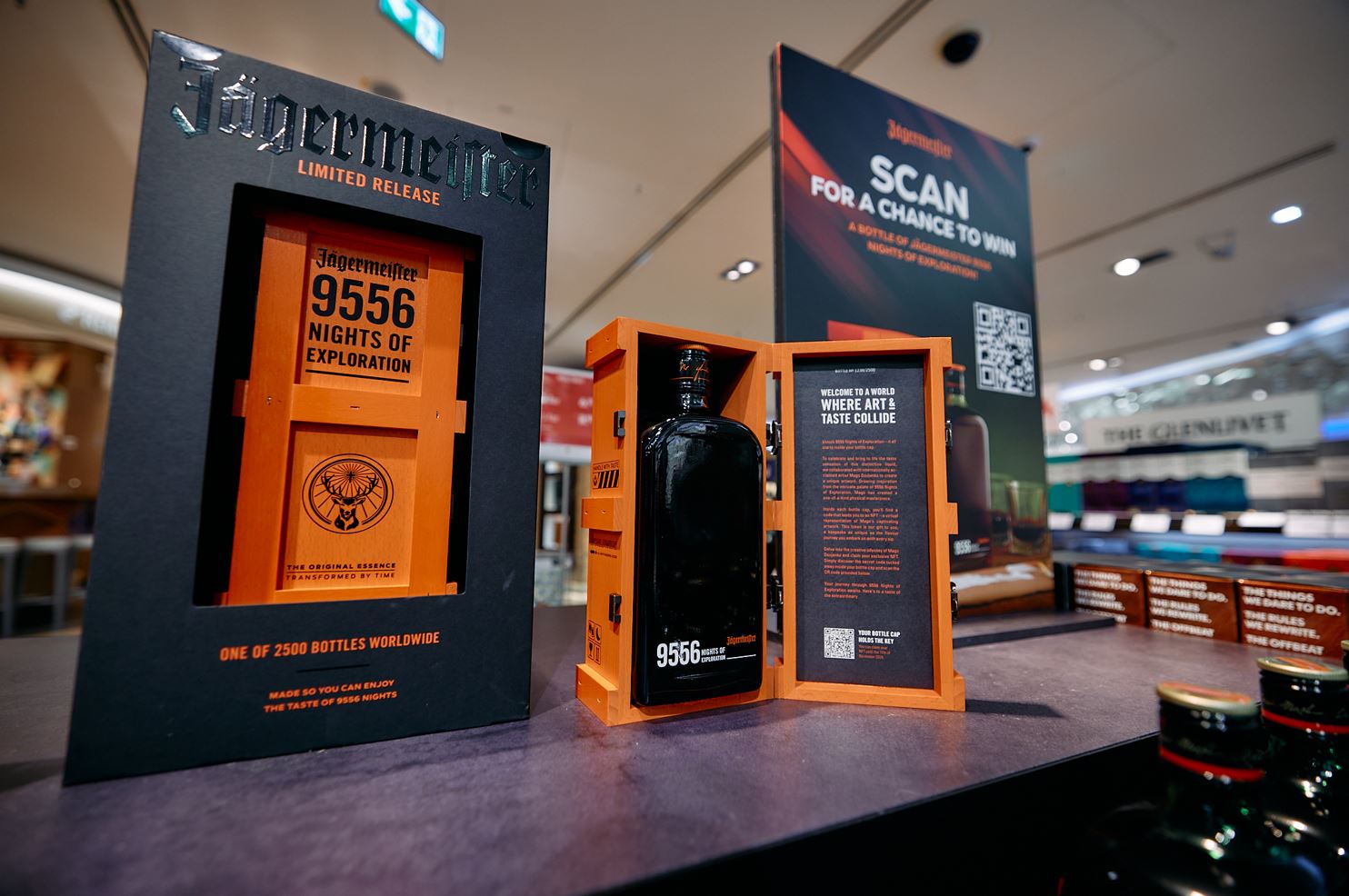 Jägermeister launches 9556 Nights of Exploration in travel retail