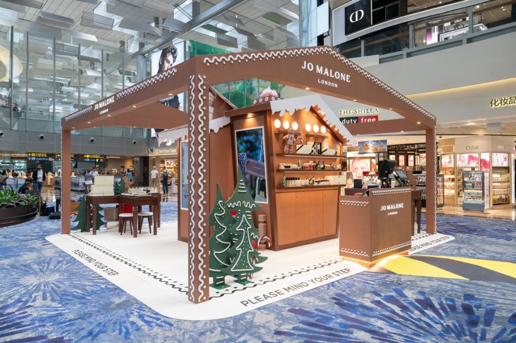 Jo Malone launches interactive Gingerbread Land at Changi