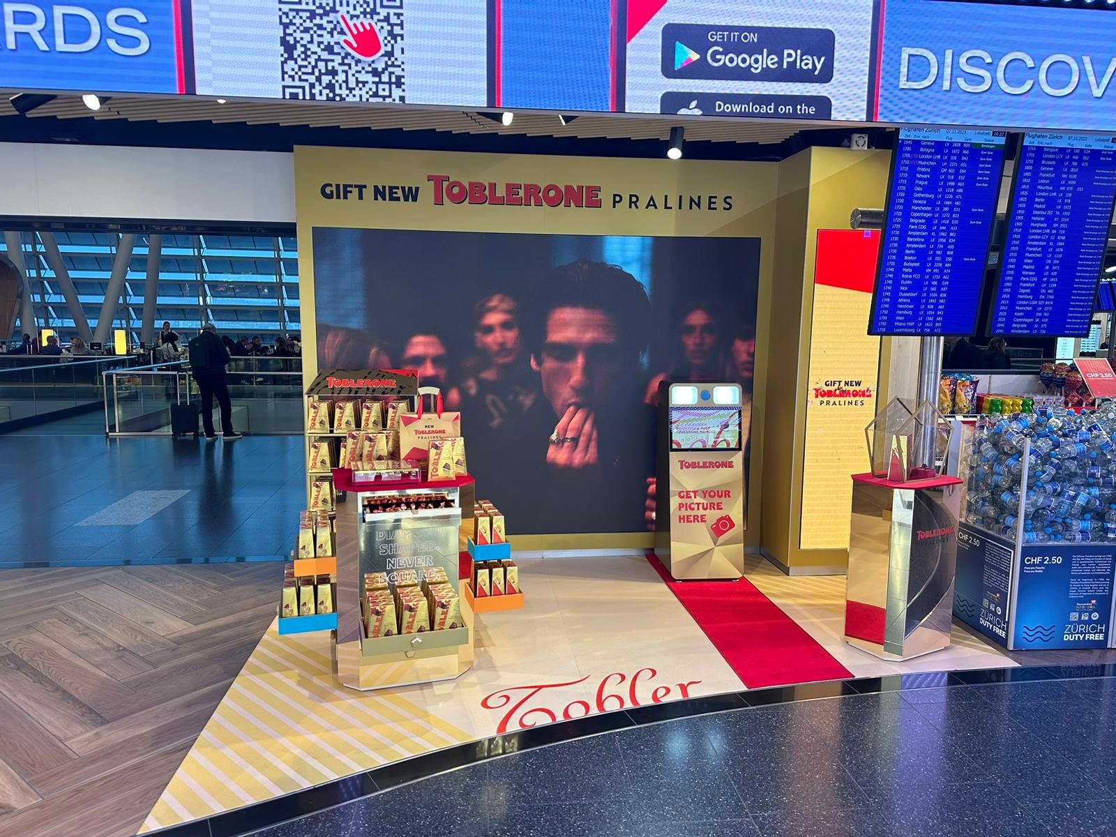 Mondelez WTR and Avolta launch first major Toblerone Pralines activation