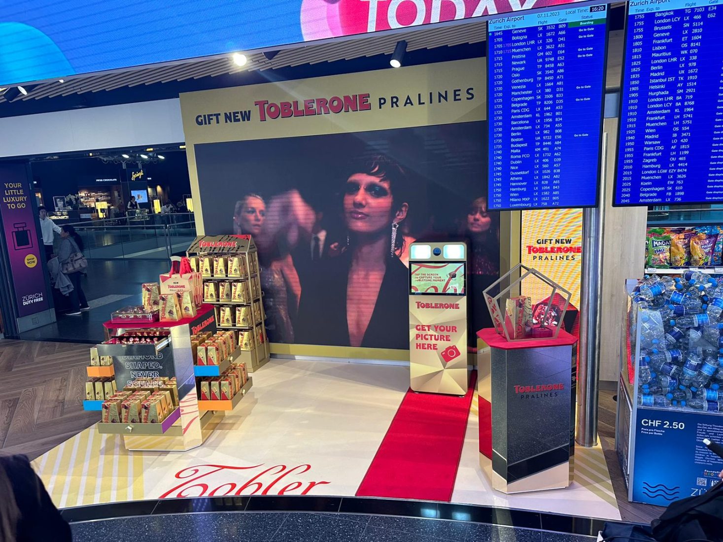 Mondelez WTR and Avolta launch first major Toblerone Pralines activation