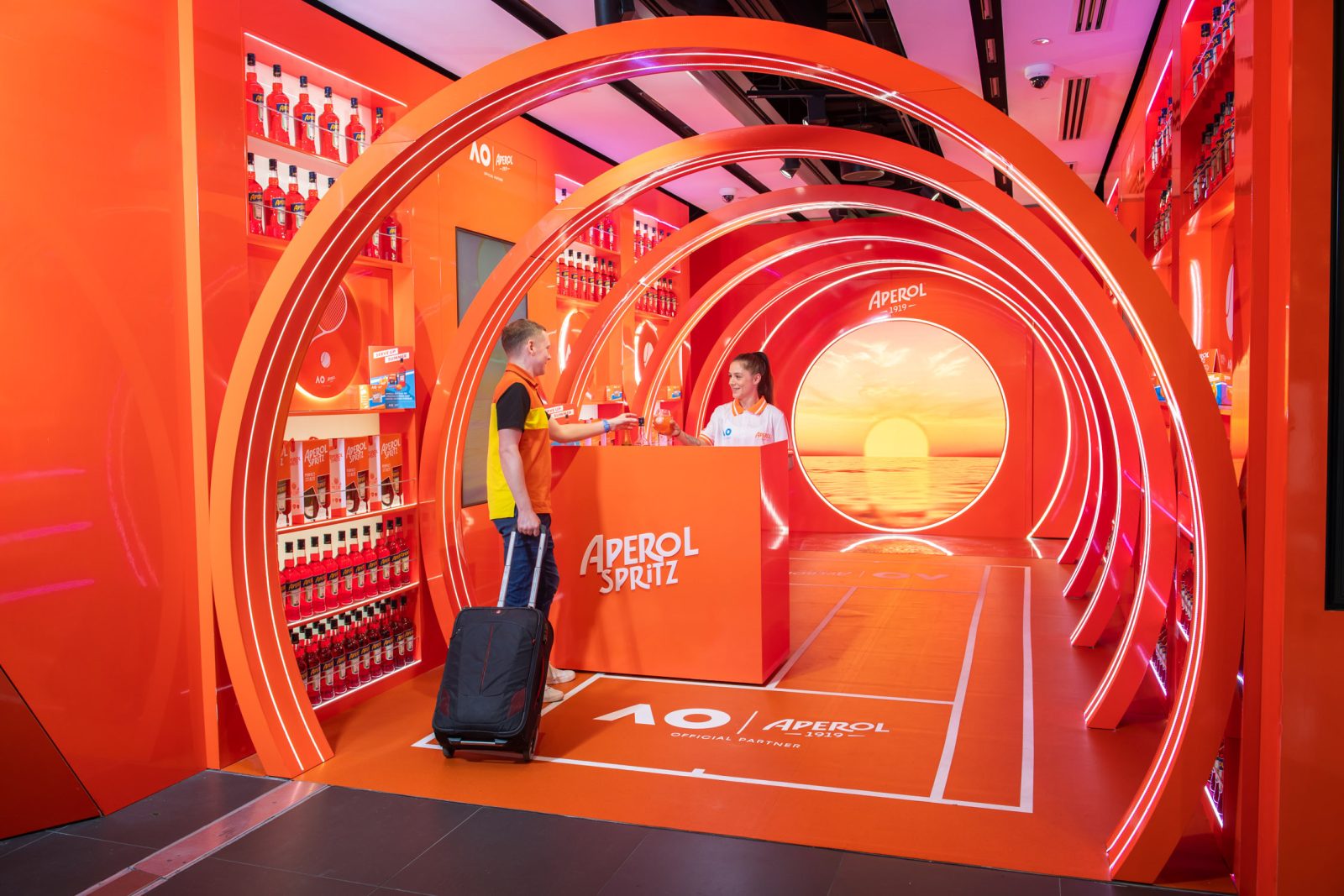 Campari Group GTR reveals first experiential Aperol pop-up store at Melbourne Airport