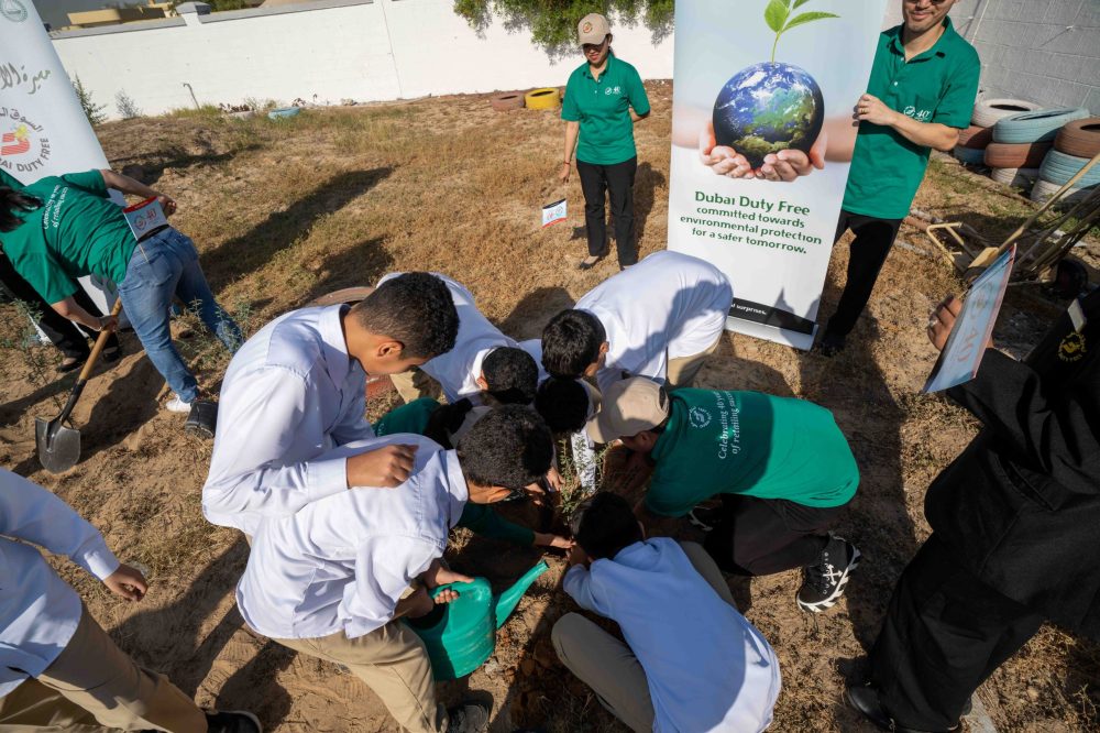 Dubai Duty Free tree planting activity supports UAE green initiatives