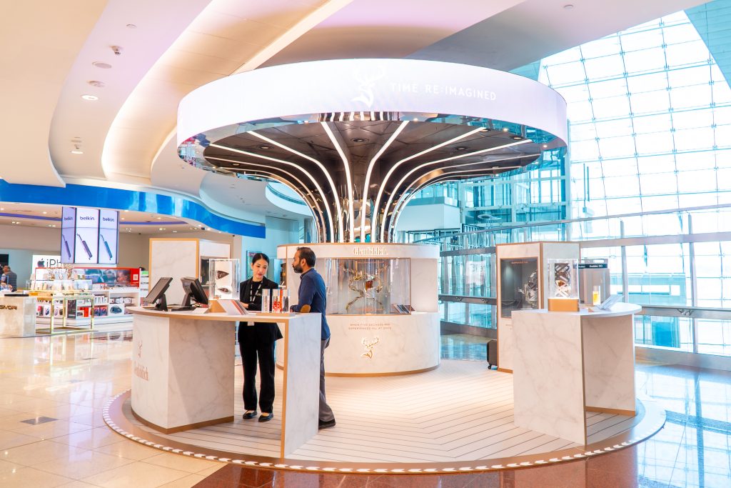 Glenfiddich Time Re:Imagined activations feature at Dubai Airport