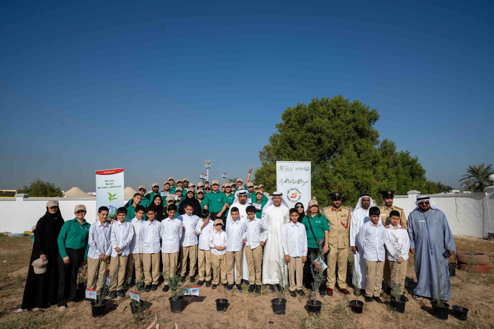 Dubai Duty Free tree planting activity supports UAE green initiatives