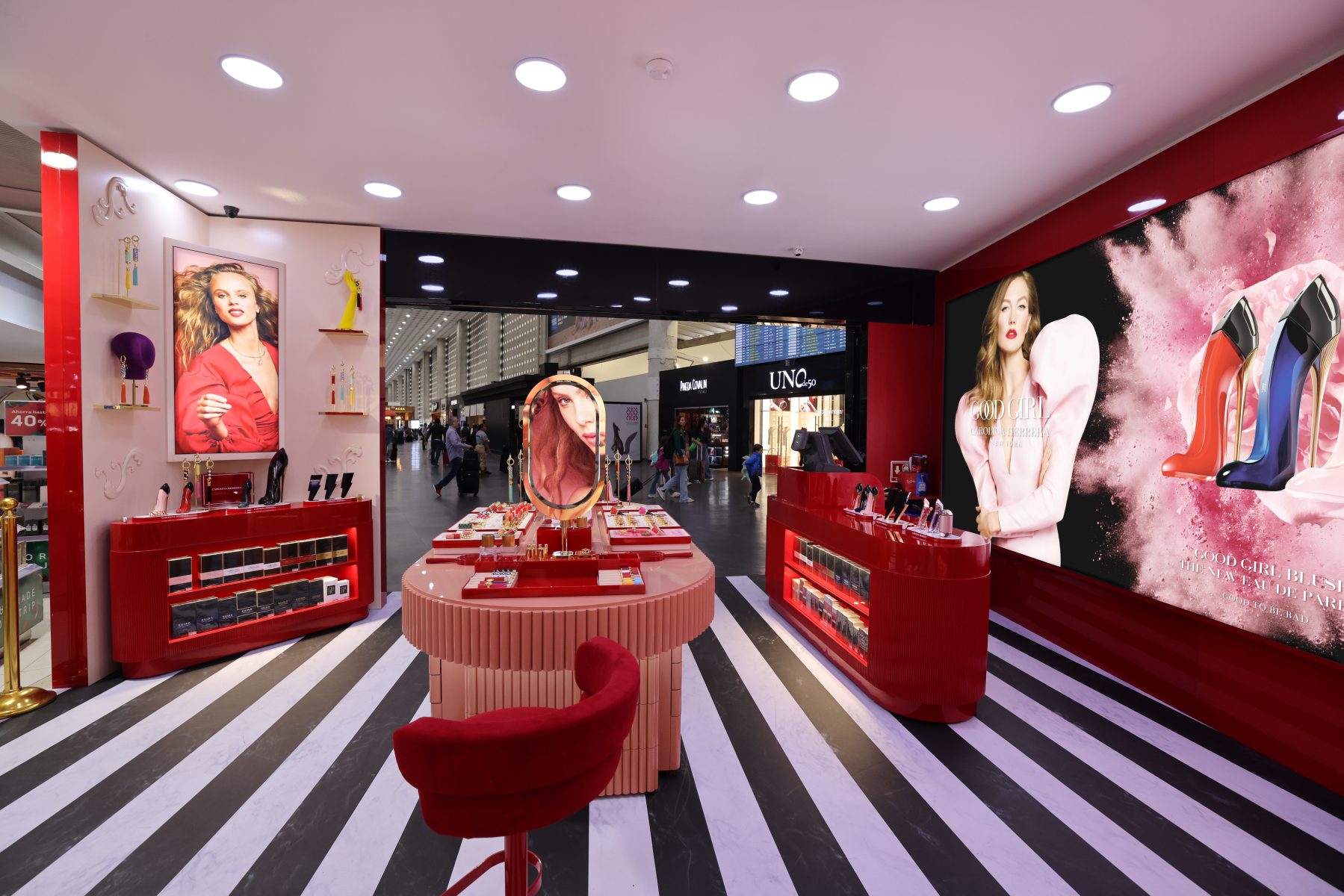 Carolina Herrera opens pop-up stores at Mexico City and Ezeiza airports