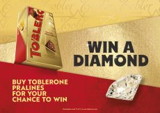 Mondelez WTR 'Win a Diamond' campaign supports Toblerone Pralines