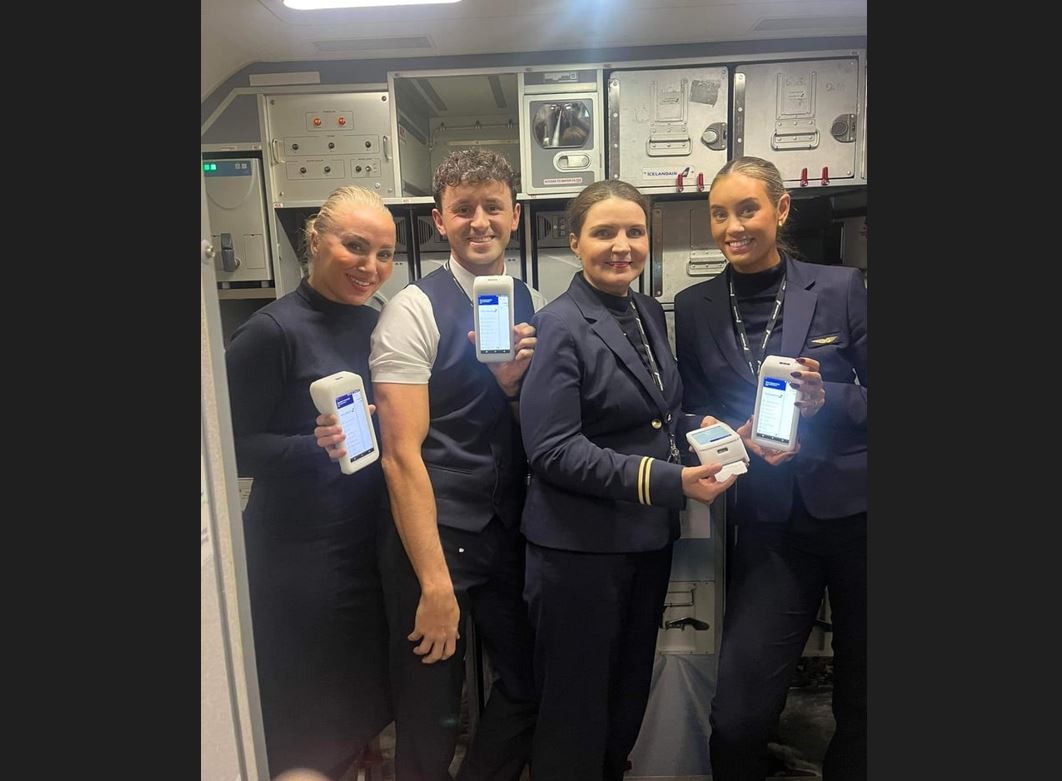 Omnevo deploys onboard ePOS system with Icelandair