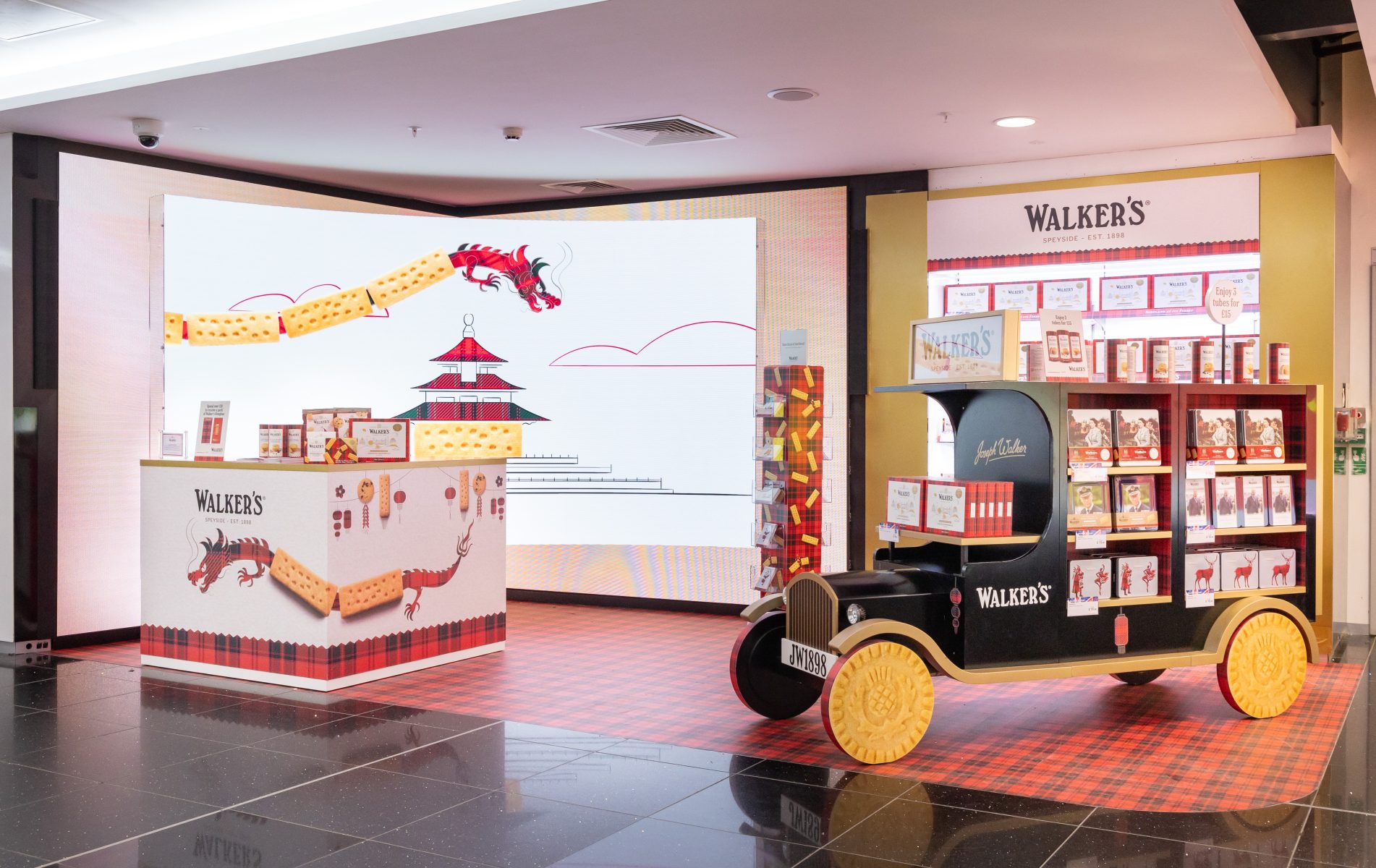 Walker’s Shortbread reveals Lunar New Year activation at Gatwick