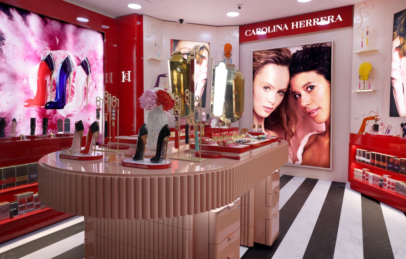 Carolina Herrera opens pop-up stores at Mexico City and Ezeiza airports