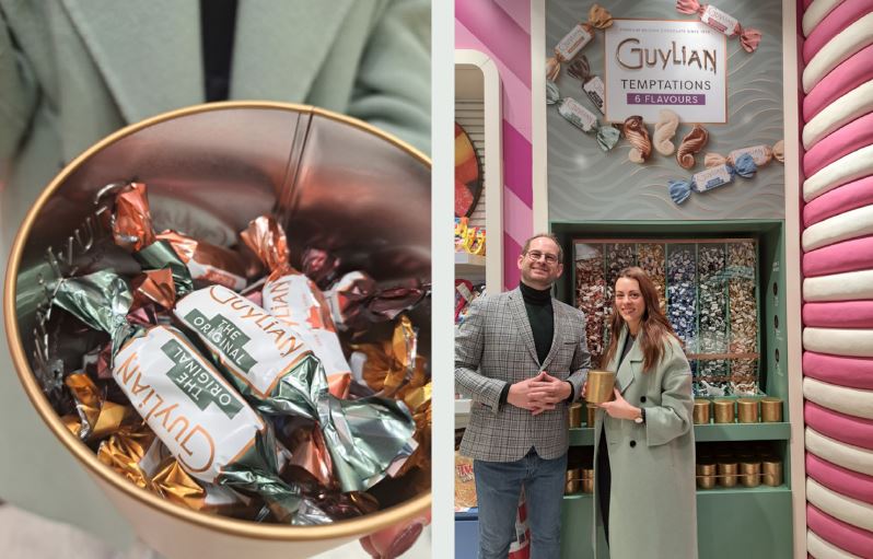 Guylian unveils first pick & mix installation at Brussels Airport