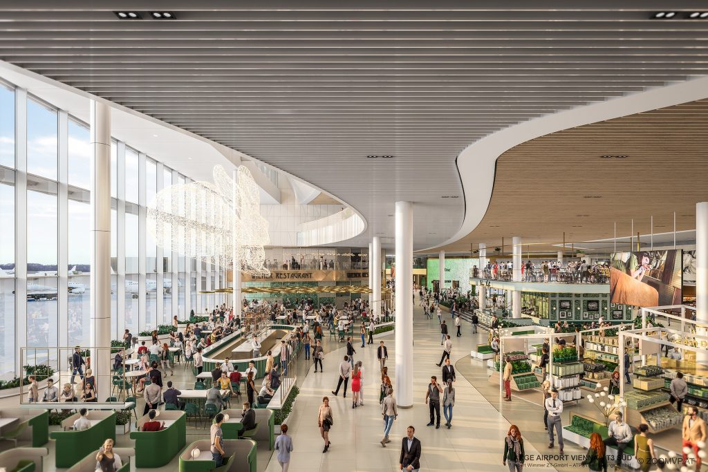 Vienna Airport Southern Terminal expansion to increase commercial space ...