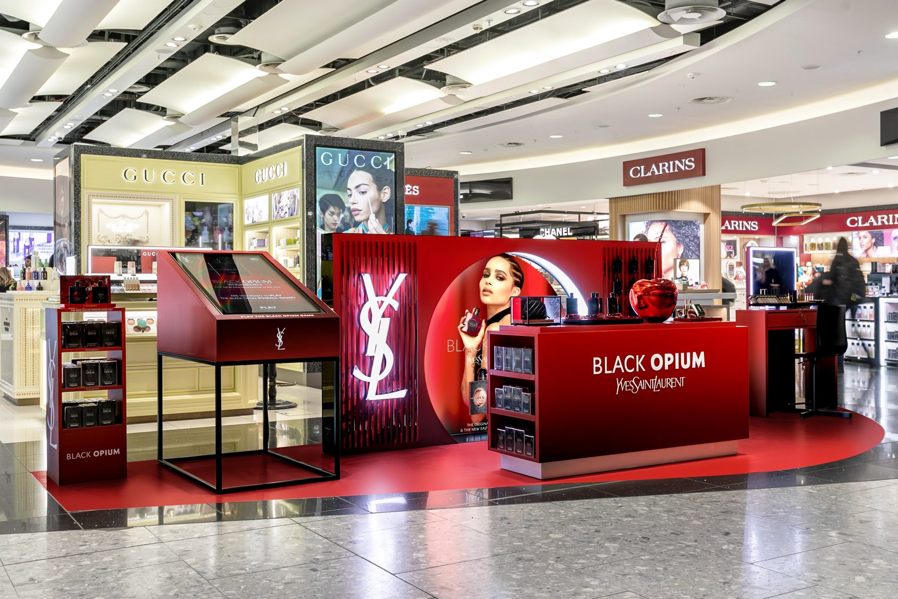 YSL Beauté unveils new Black Opium perfume in travel retail