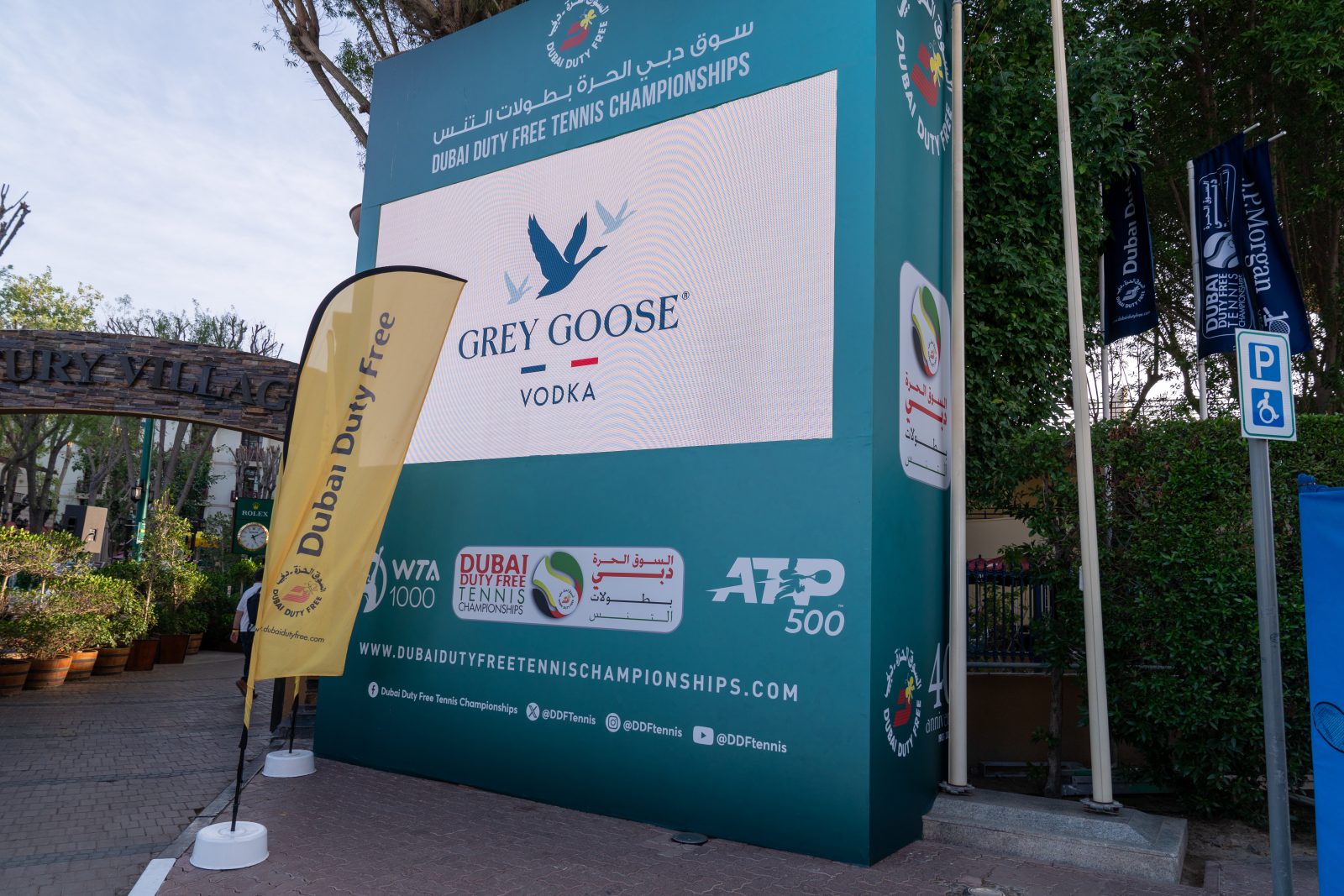 Grey Goose returns as sponsor for ATP Dubai Duty Free Tennis event