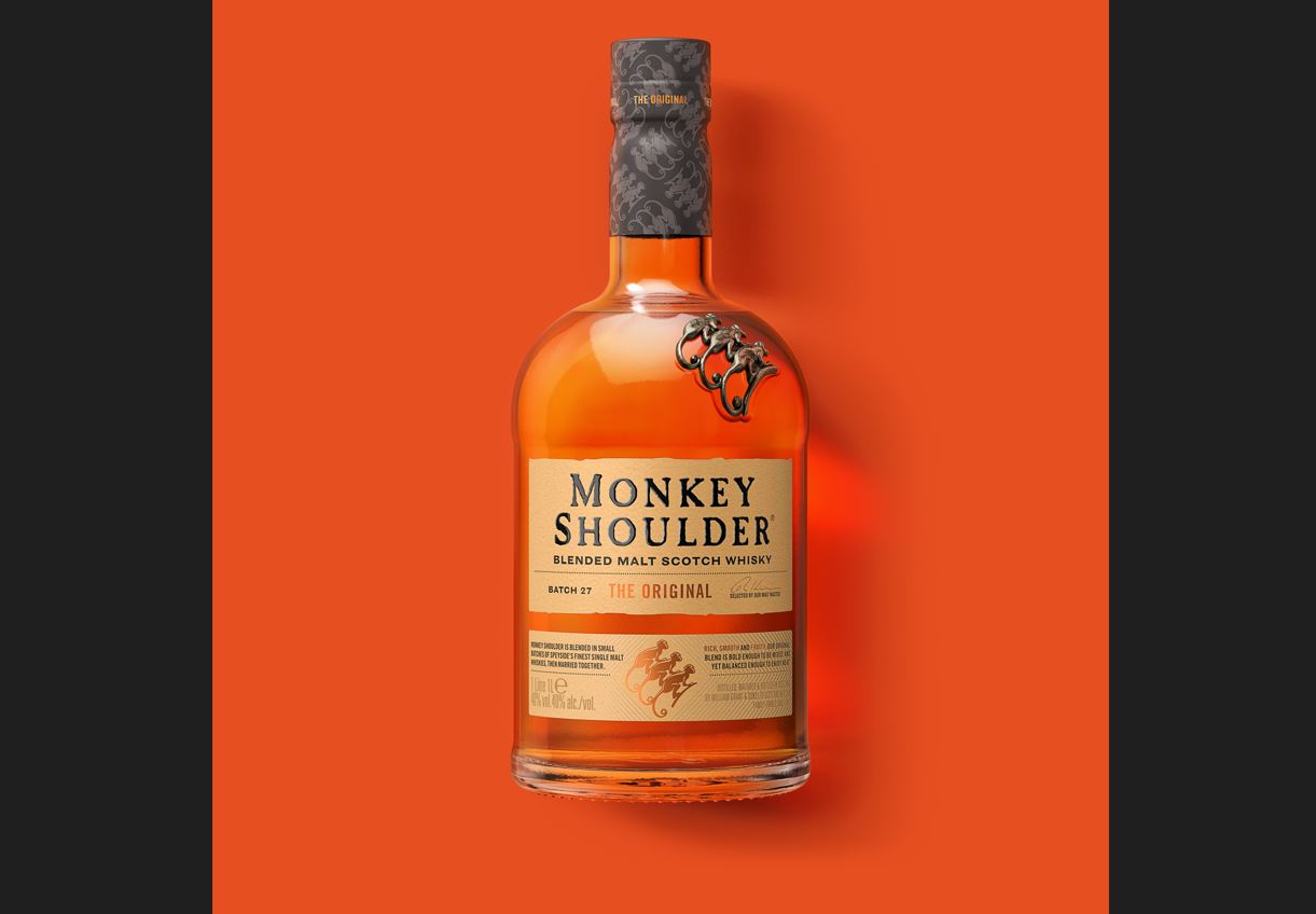Monkey Shoulder reveals new bottle design available in travel retail