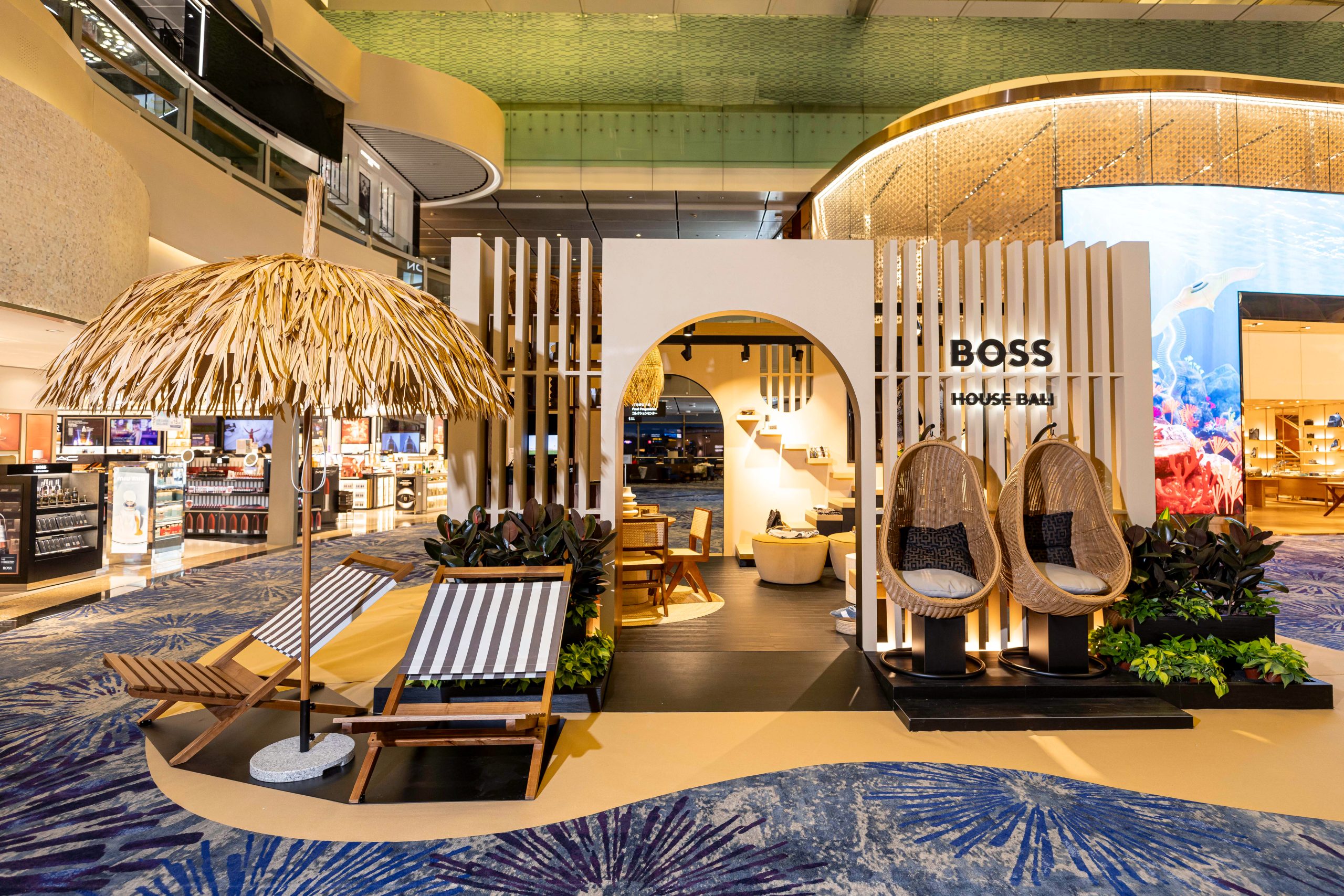 Boss brings magic of Boss House Bali to Changi Airport T3