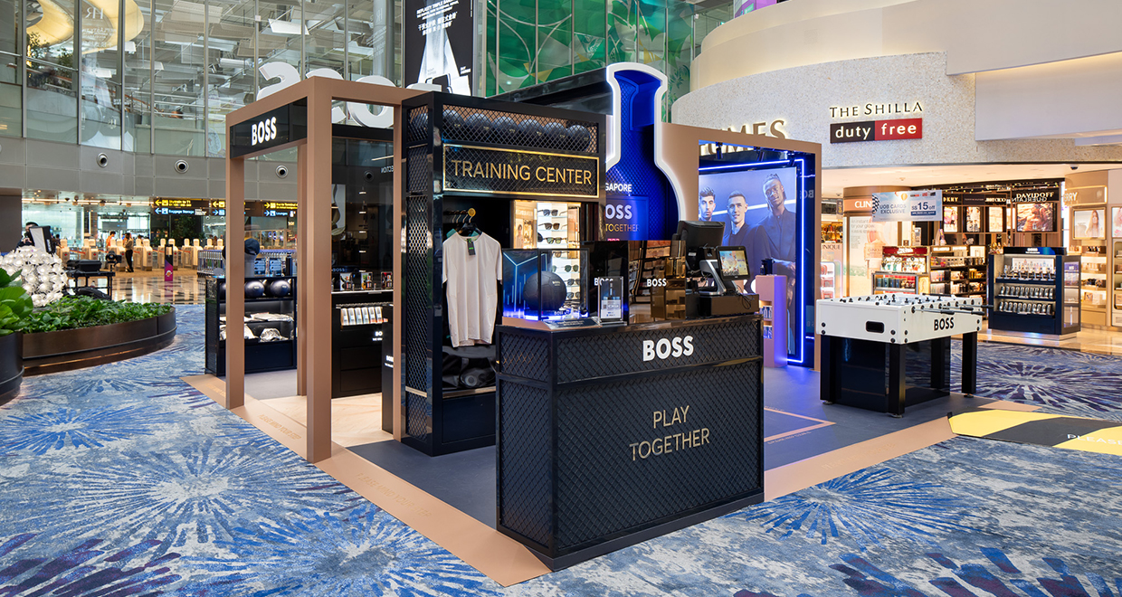 Coty unveils first ever Boss cross-category pop-up at Changi