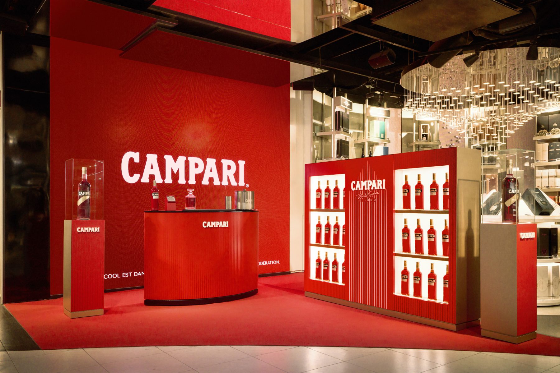 Campari GTR transforms Nice Airport to celebrate Cannes Film Festival