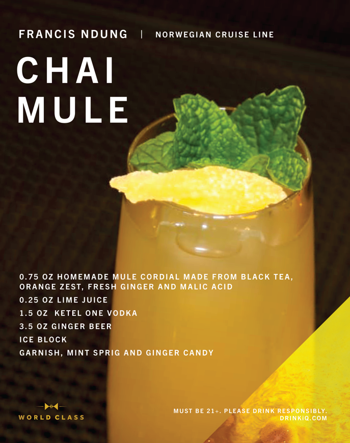 Diageo’s World’s Best Cruise Bartenders: Francis Gitau