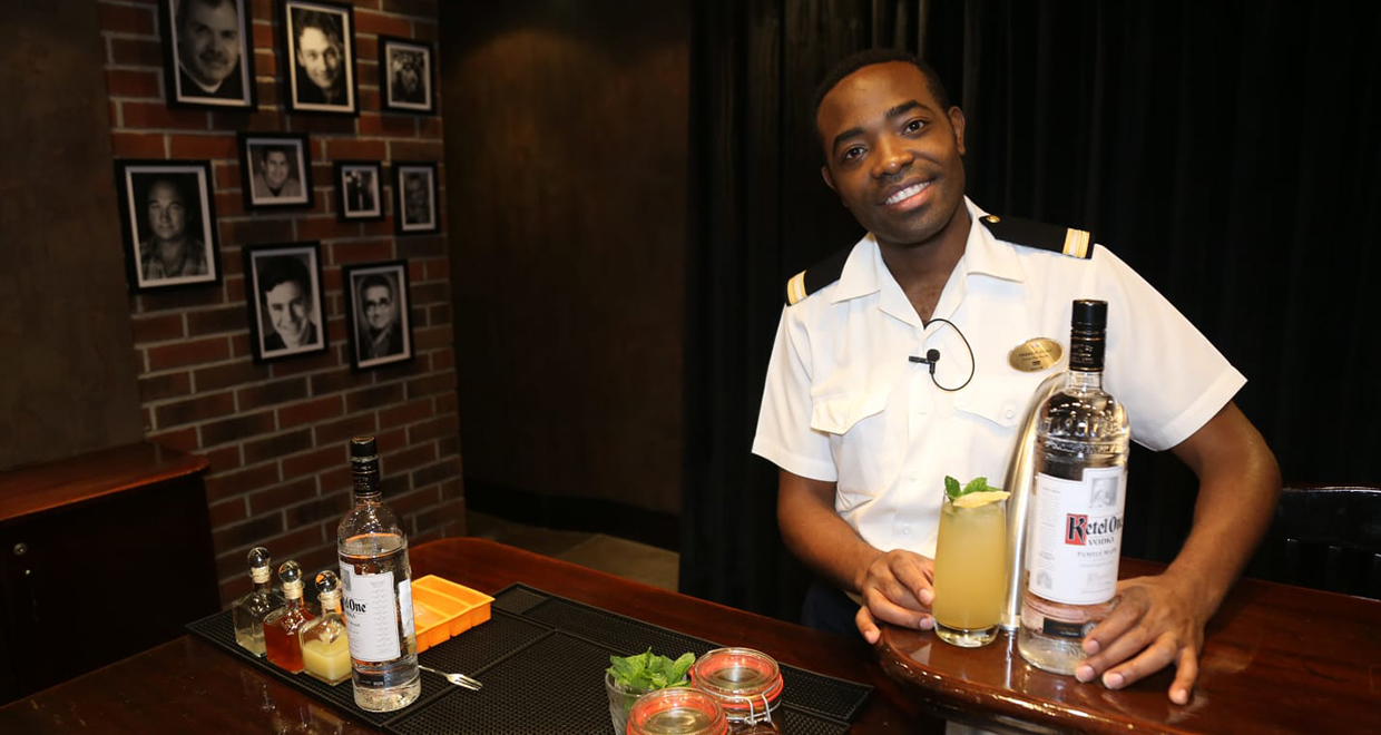 Diageo’s World’s Best Cruise Bartenders: Francis Gitau