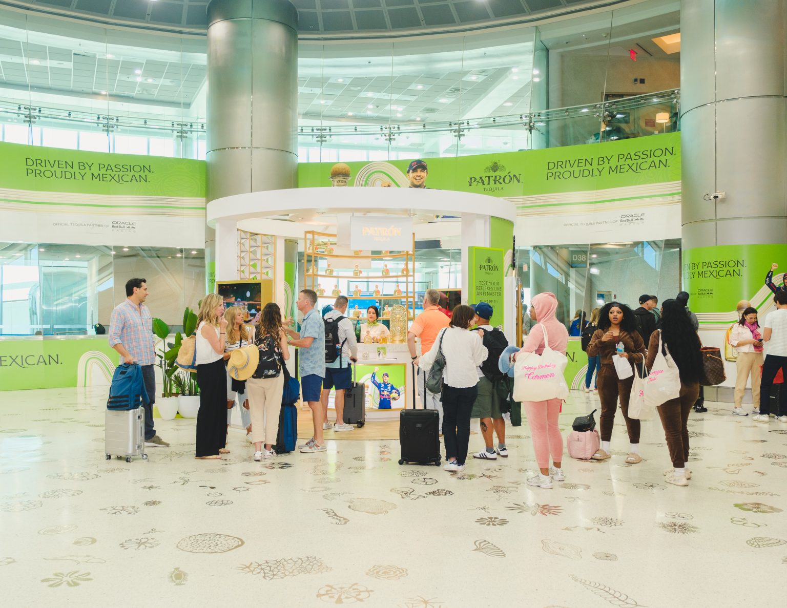 Patrón Tequila pop-up celebrates Oracle Red Bull Racing team partnership