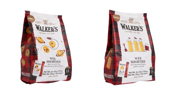 Walker's Shortbread launches bite-sized snack packs