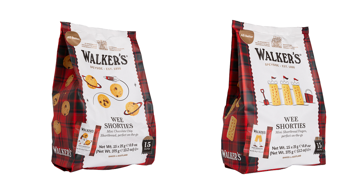 Walker's Shortbread launches bite-sized snack packs