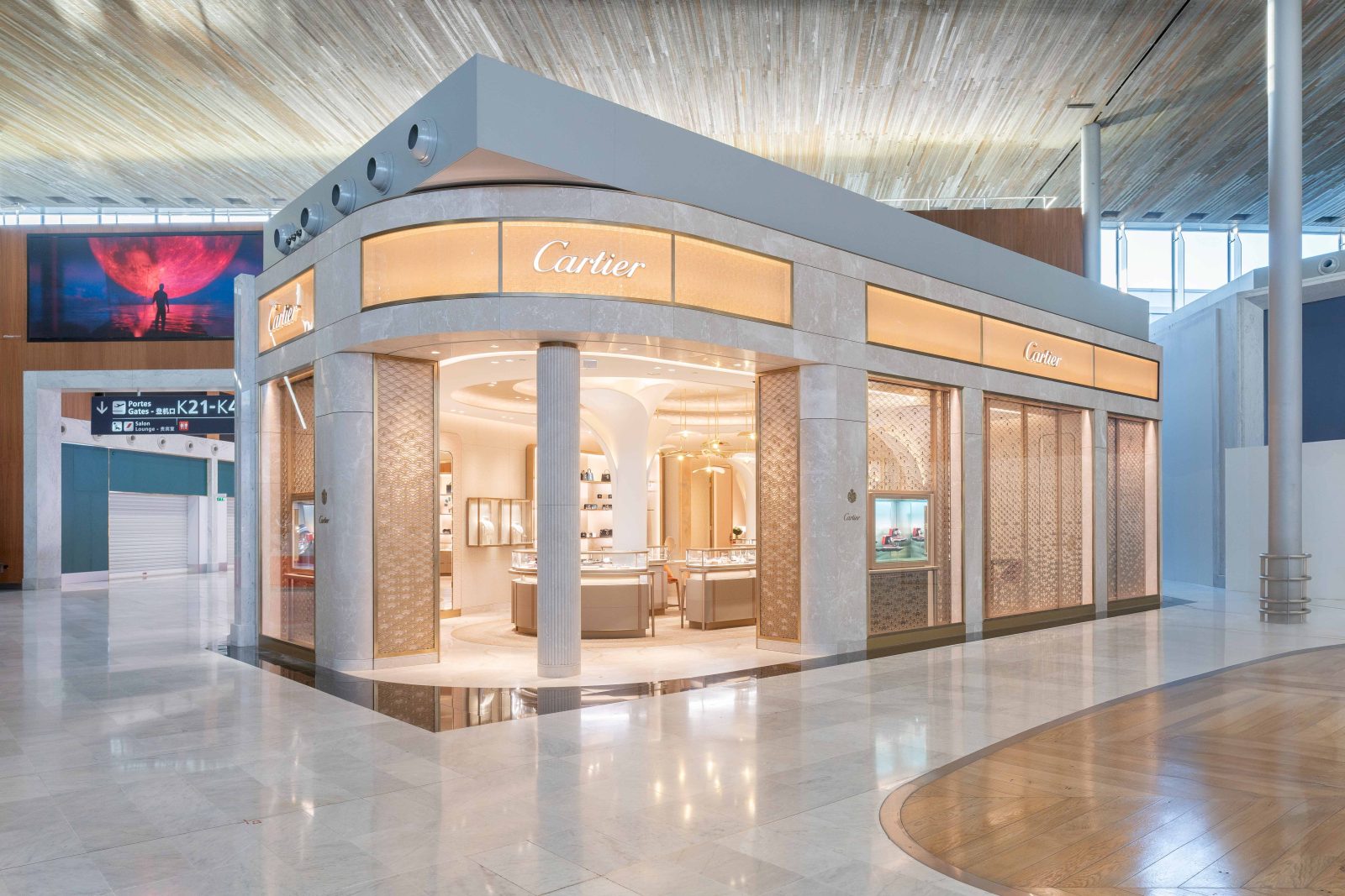 Cartier and Royal Quartz unveil relocation of Paris Charles de Gaulle ...