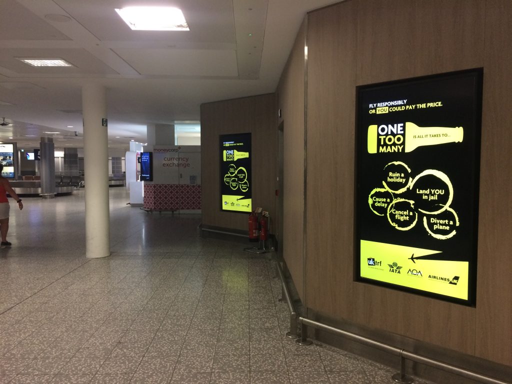 One Too Many campaign relaunches for air passengers