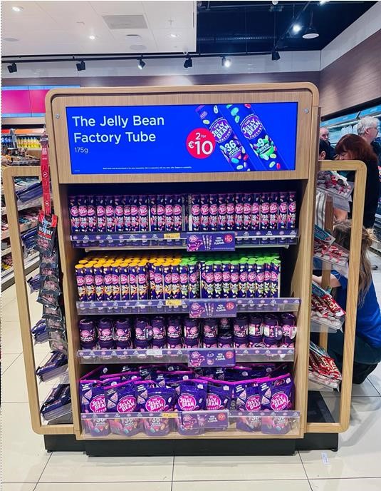 Cloetta GTR and WHSmith partner for The Jelly Bean Factory activation